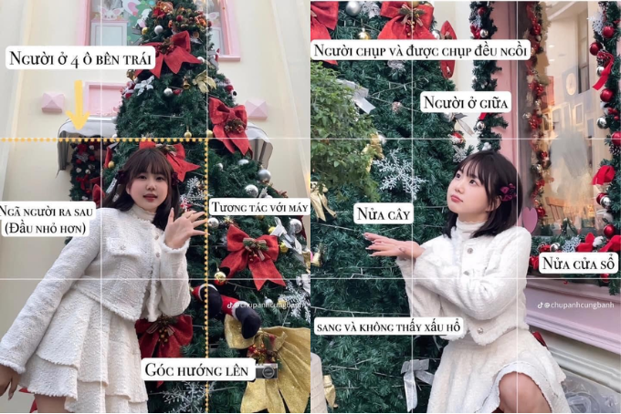 Cách tạo dáng chụp ảnh với cây thông Noel ĐẸP một phát ăn ngay